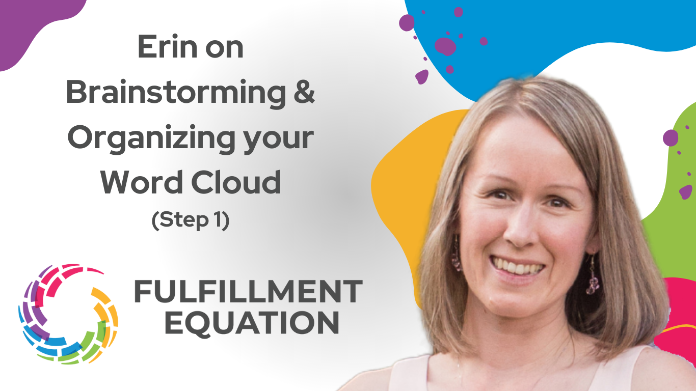 Erin on Brainstorming & Organizing your Word Cloud (Step 1 ...